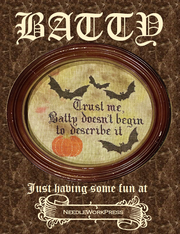 Batty - Cross Stitch Pattern by Needlework Press – A Stitch in Time