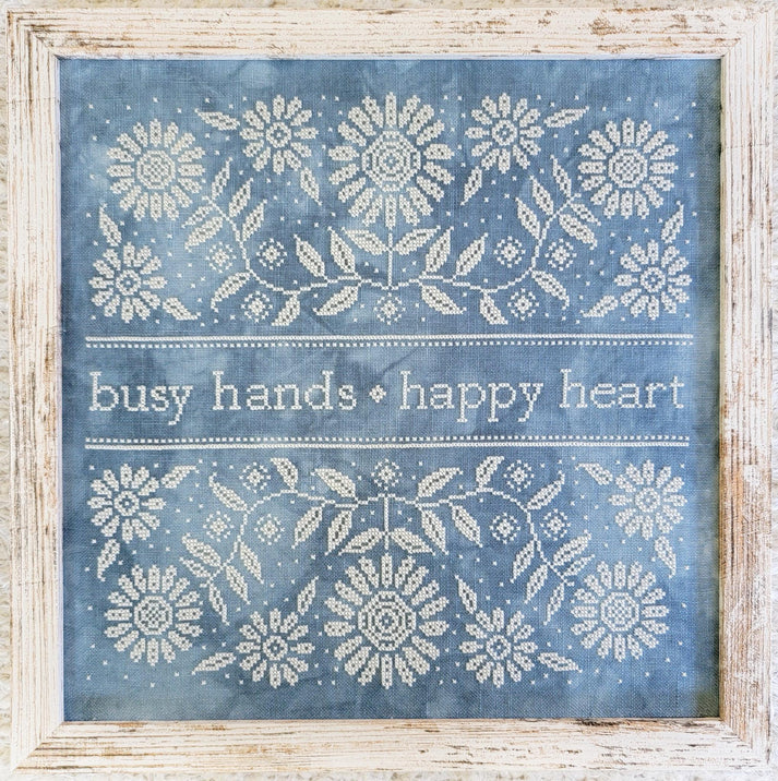 Busy Hands Happy Heart - Cross Stitch Pattern by Hello From Liz Mathew ...