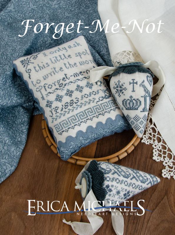 Forget-Me-Not - Cross Stitch Pattern by Erica Michaels – A Stitch in Time