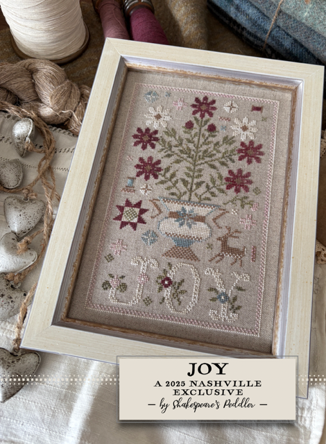 JOY - Cross Stitch Pattern by Shakespeare's Peddler – A Stitch in Time