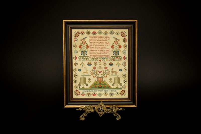 Maria Ewin - Reproduction Sampler Pattern by Hands Across the Sea Samp ...