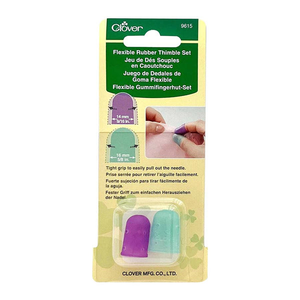 Clover Flexible Rubber Thimbles Set – A Stitch in Time