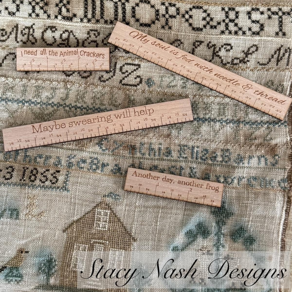 Wooden Rulers by Stacy Nash Primitives – A Stitch in Time
