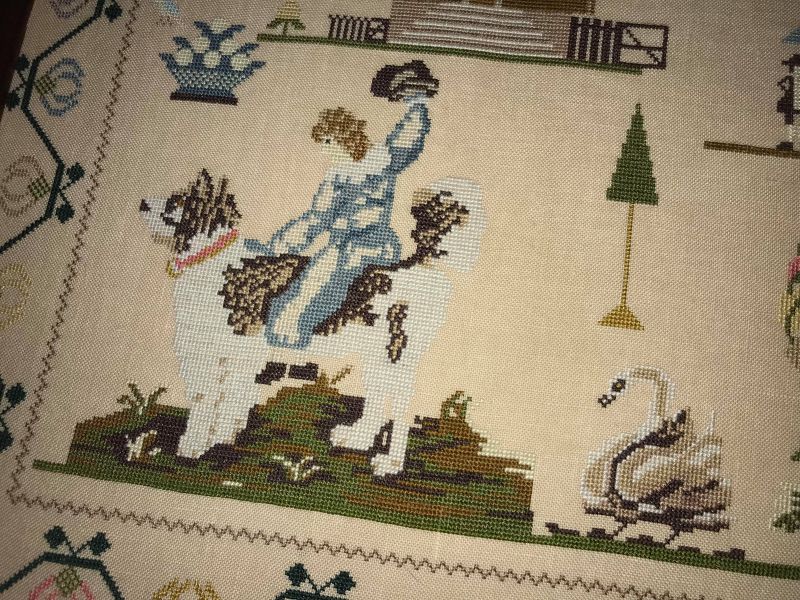 Hannah Gaskell 1823 ~ Reproduction Sampler Pattern by Hands Across the ...
